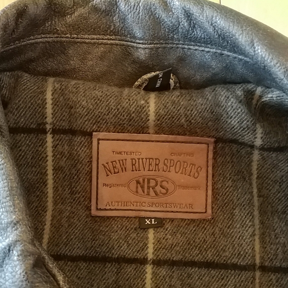 New River Sports | Jackets & Coats | Heavy Leather Warm Jacket New ...